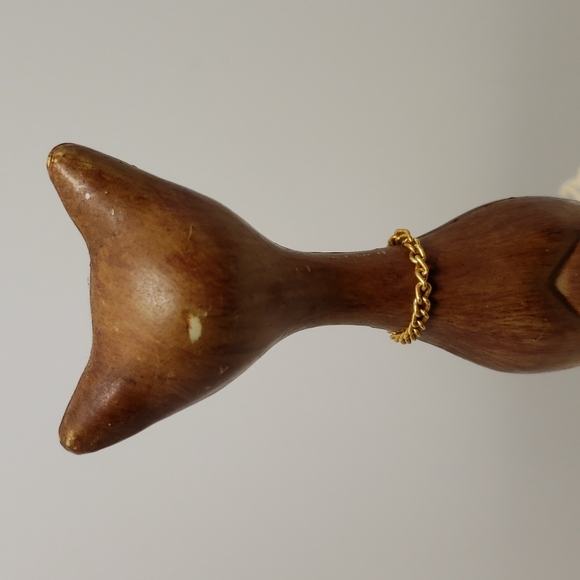 Vintage | Accents | Vintage Woodgrain Resin Plastic Siamese Cat ...